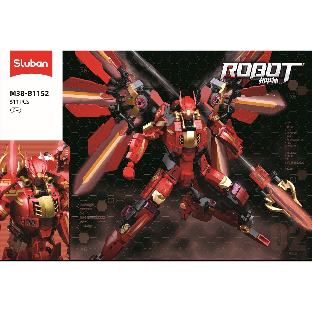 Jual Sluban Bricks Robot P.R. Mecha M38-B1152 | Shopee Indonesia
