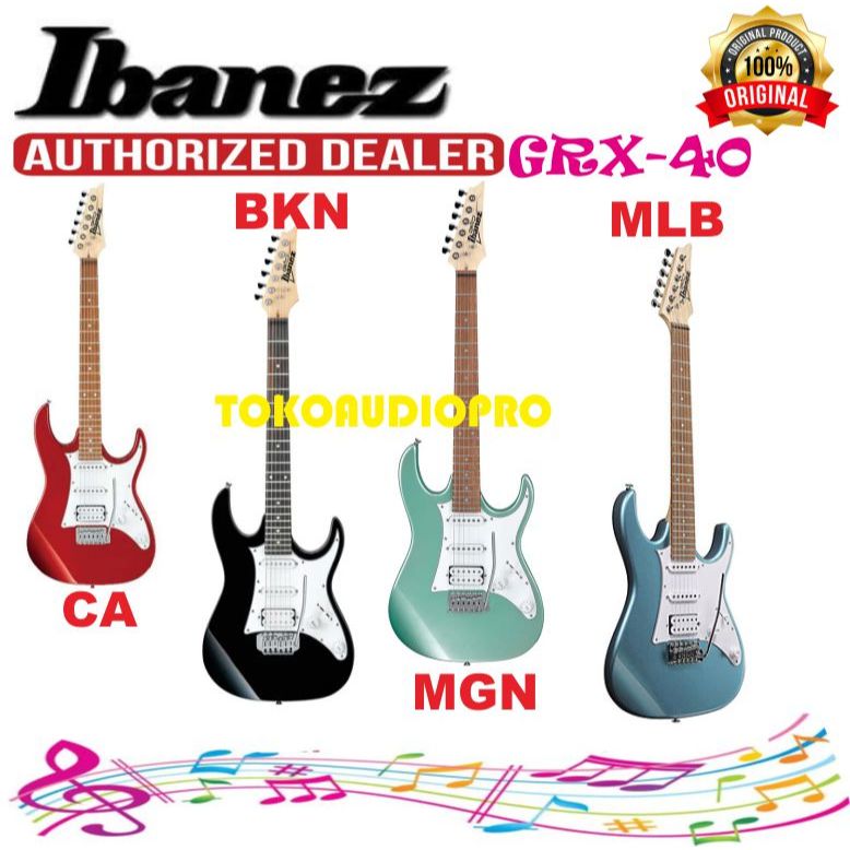 Jual Ibanez GRX40 Elektrik Gitar Original Ibanex GRX-40 | Shopee Indonesia