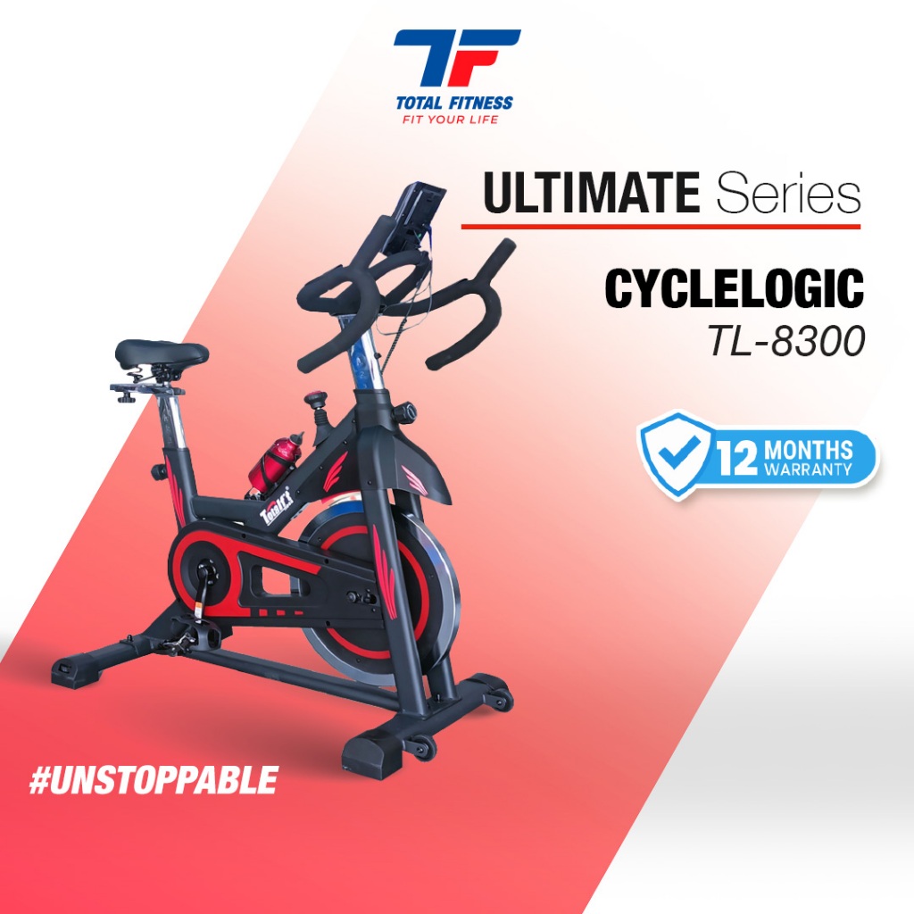 Jual TOTAL FITNESS Spinning Bike Sepeda Fitness Besar Indoor TL-8300 ...