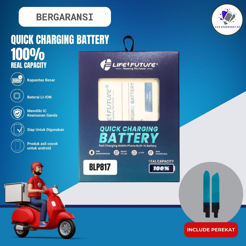 Jual Quick Charging Battery / Baterai Life Future BLP817 - Oppo A15 ...