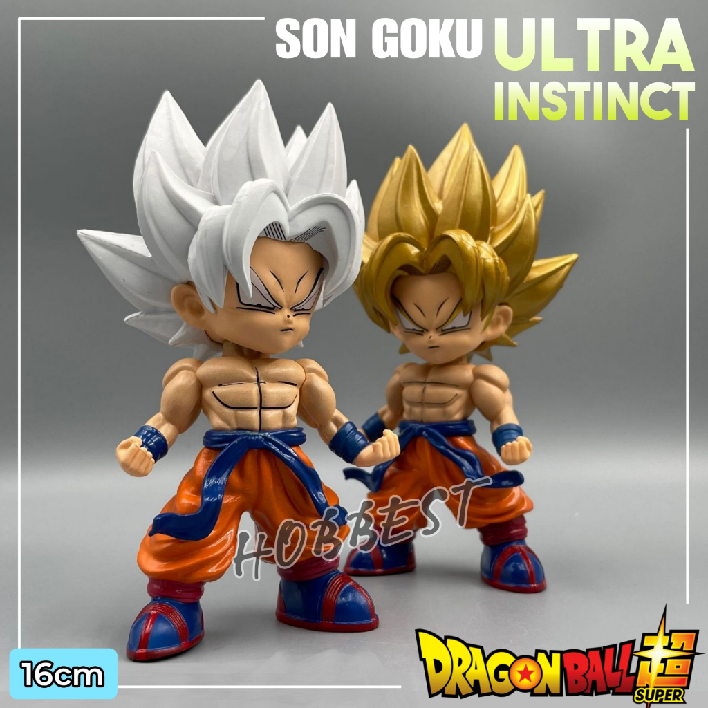 Jual Action Figure DRAGON BALL : SON GOKU UI CHIBI Miniatur Topper Kue ...