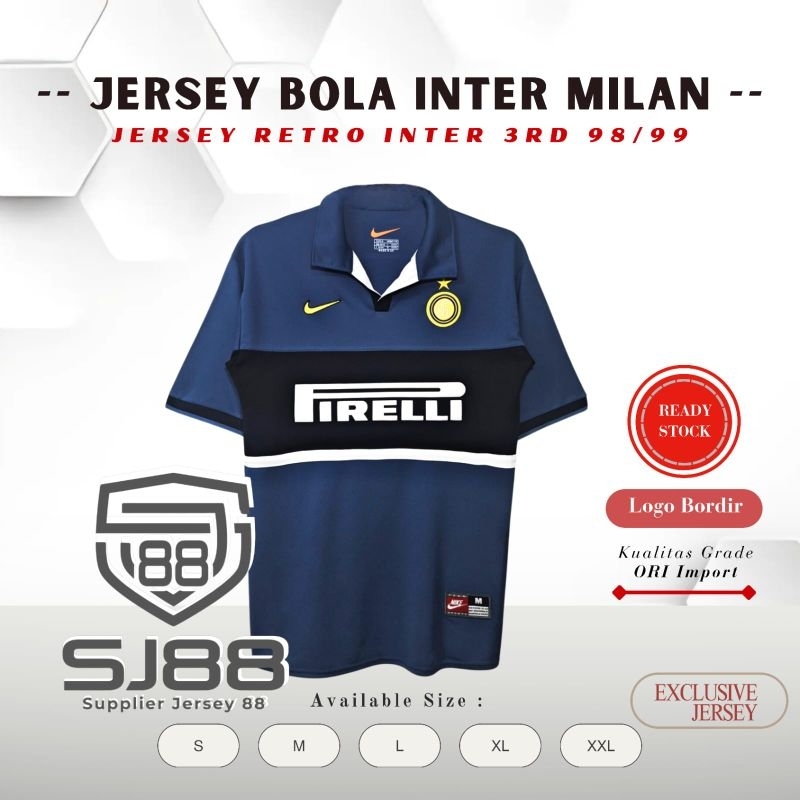 Jual RETRO JERSEY BOLA INTER 3RD 98/99 1998 1999 GRADE ORI IMPORT ...