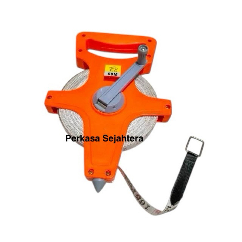 Jual Meteran Tancap 50M / Meteran Tanah kuat / Meteran Rol panjang 50 ...