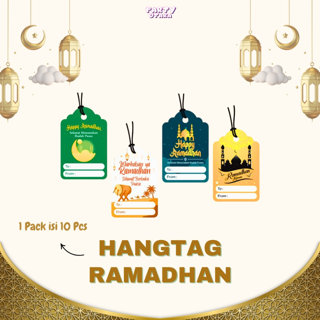 Jual HANG TAG HARI RAYA/HANG TAG TEMA RAMADHAN/DEKORASI PARCEL | Shopee ...