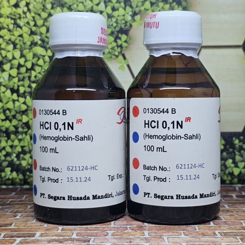 Jual Cairan HCL 0,1N 100mL IndoReagen ( Hemaglobin Sahli ) | Shopee Indonesia