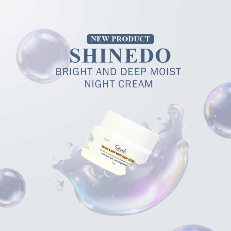 Jual Shinedo Bright & Deep Moist Night Cream (Brightening Night Cream ...