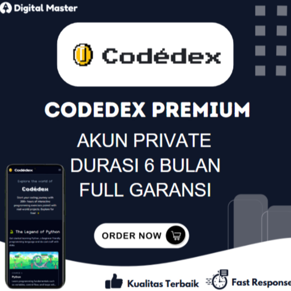 Jual Codedex Club Premium 6 Bulan Private Resmi Full Garansi | Shopee ...