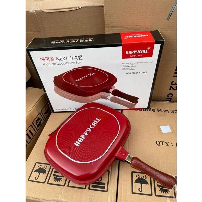 Jual (BATAM) Happy Call Double Pan Jumbo Size 32CM | Shopee Indonesia