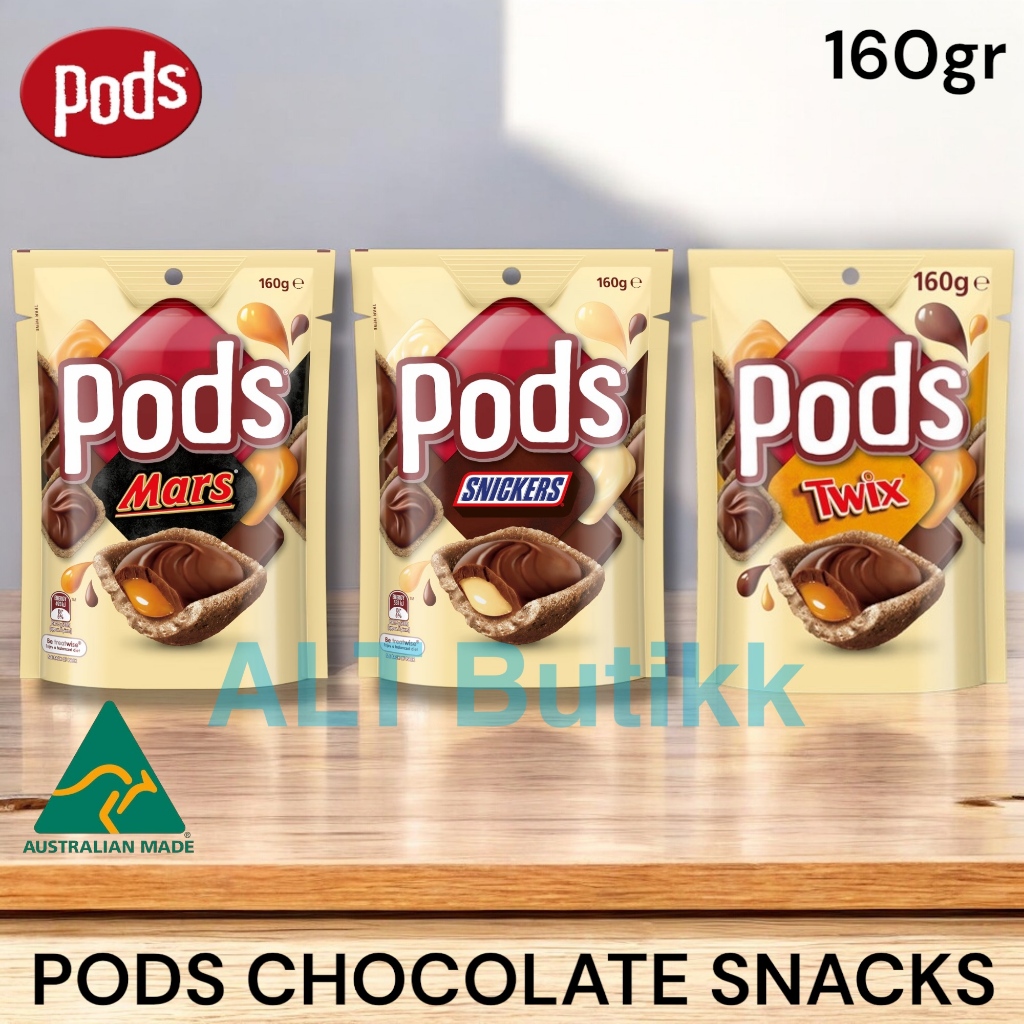 Jual PODS MARS - TWIX - SNICKERS 160 GR | CHOCOLATE WAFER SNACK ...