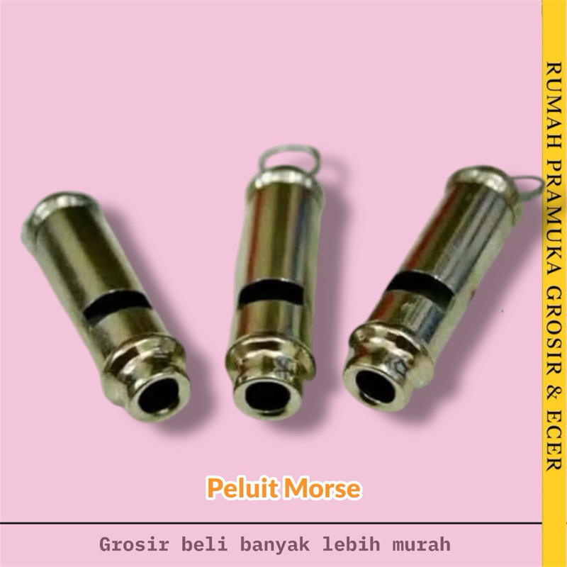 Jual Bijian Peluit morse - pluit morse - peluit pramuka - peluit kereta ...