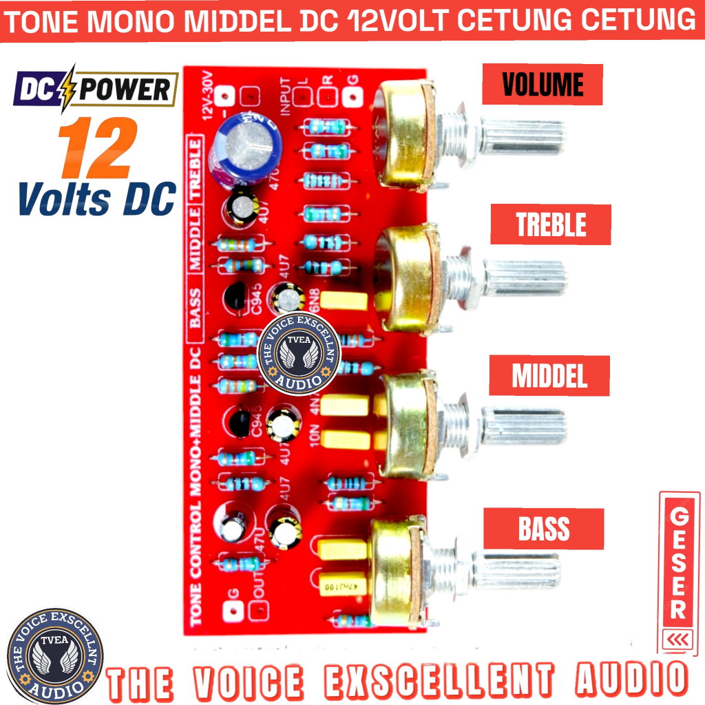 Jual TONE CONTROL MONO MIDEL DC 12V DJE ULTRA | Shopee Indonesia