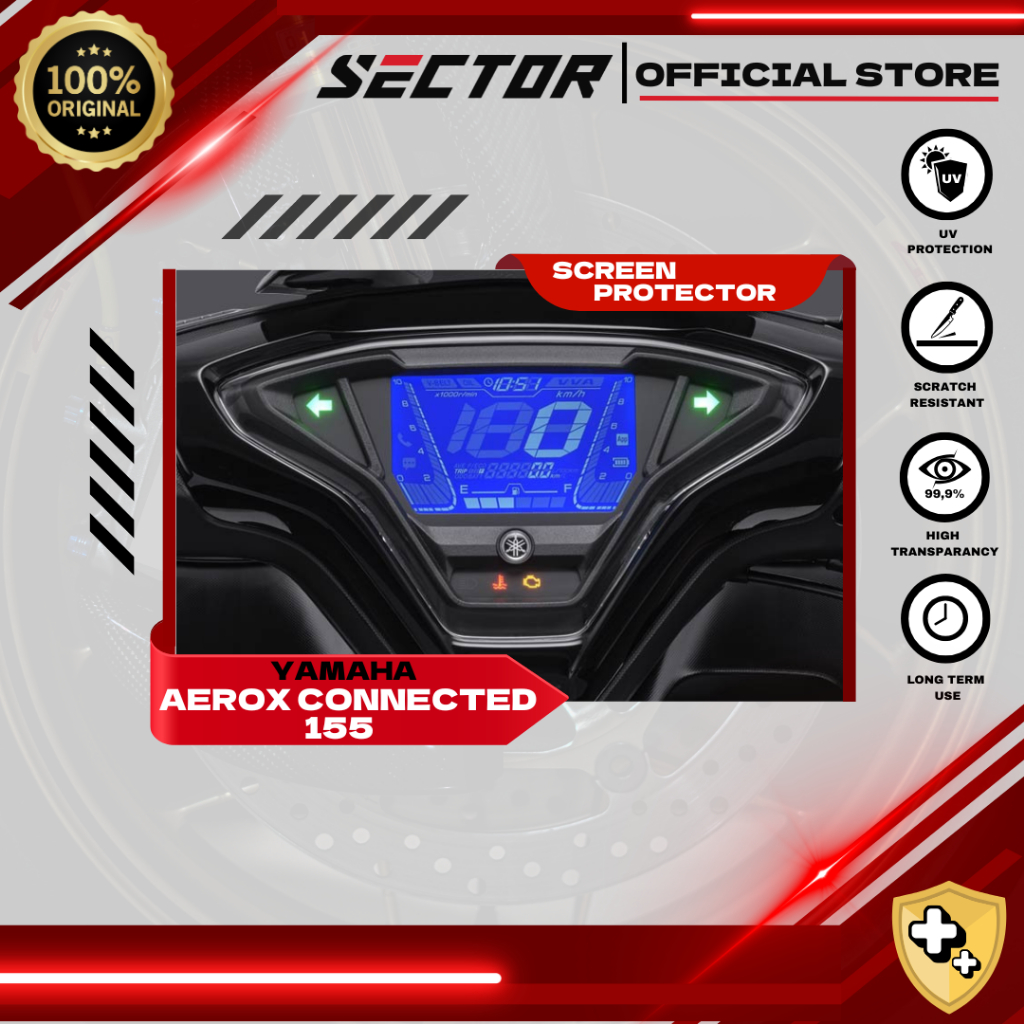 Jual SECTOR FullProtect Anti Gores Speedometer Clear PREMIUM Yamaha ...