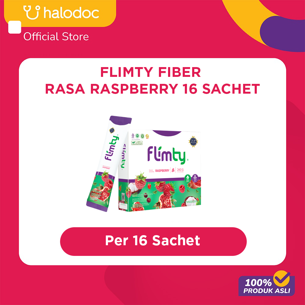 Jual Flimty Fiber Rasa Raspberry 1 Sachet | Shopee Indonesia