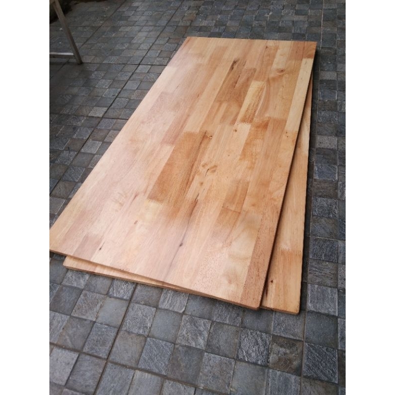 Jual Papan kayu solid finger joint laminated board 120x60x1.6 cm sudah ...