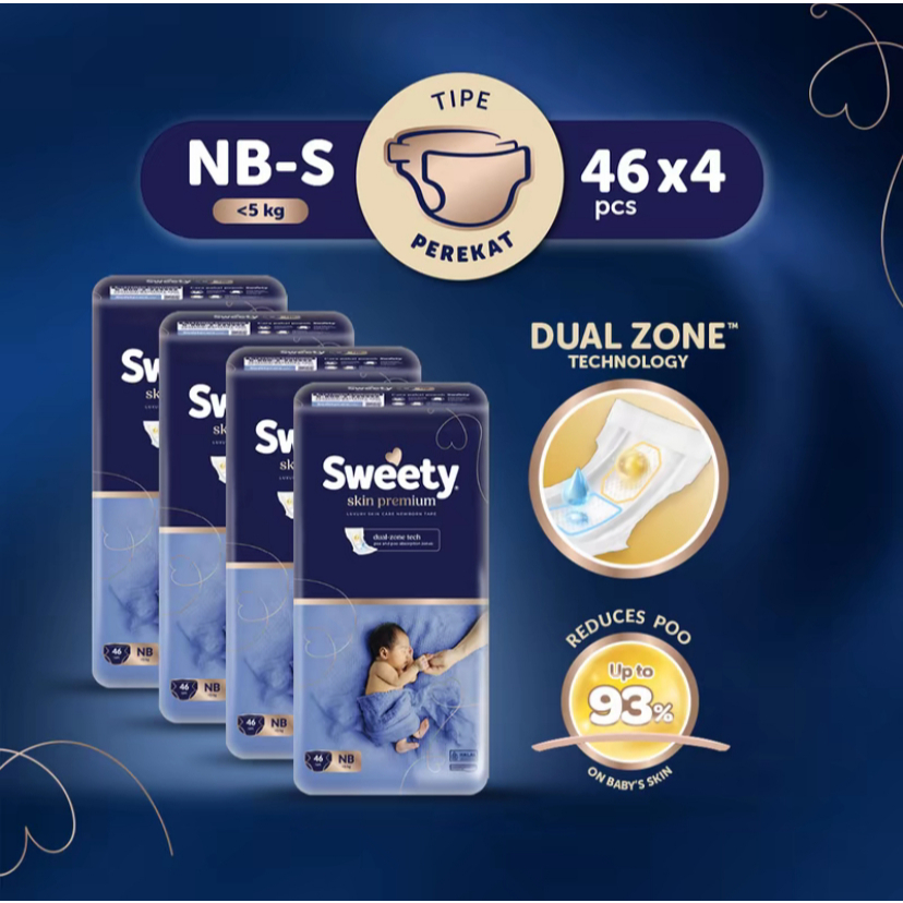 Jual Sweety Skin Premium Tape NB 4x46s Karton | Shopee Indonesia