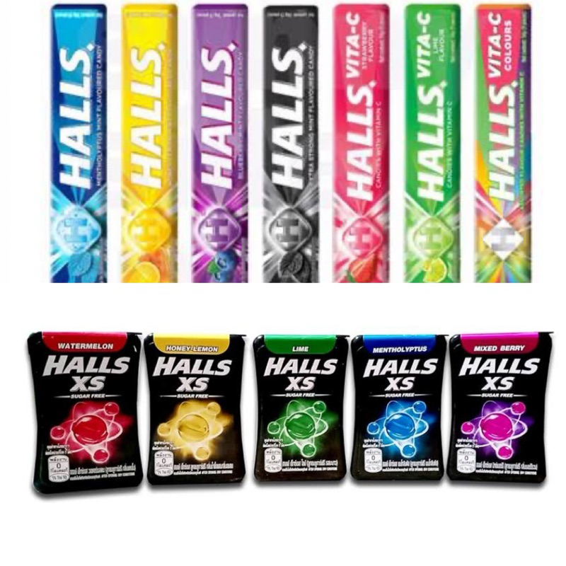 Jual ffph Permen HALLS Import SUGAR FREE Berbagai Rasa 100% Original ...