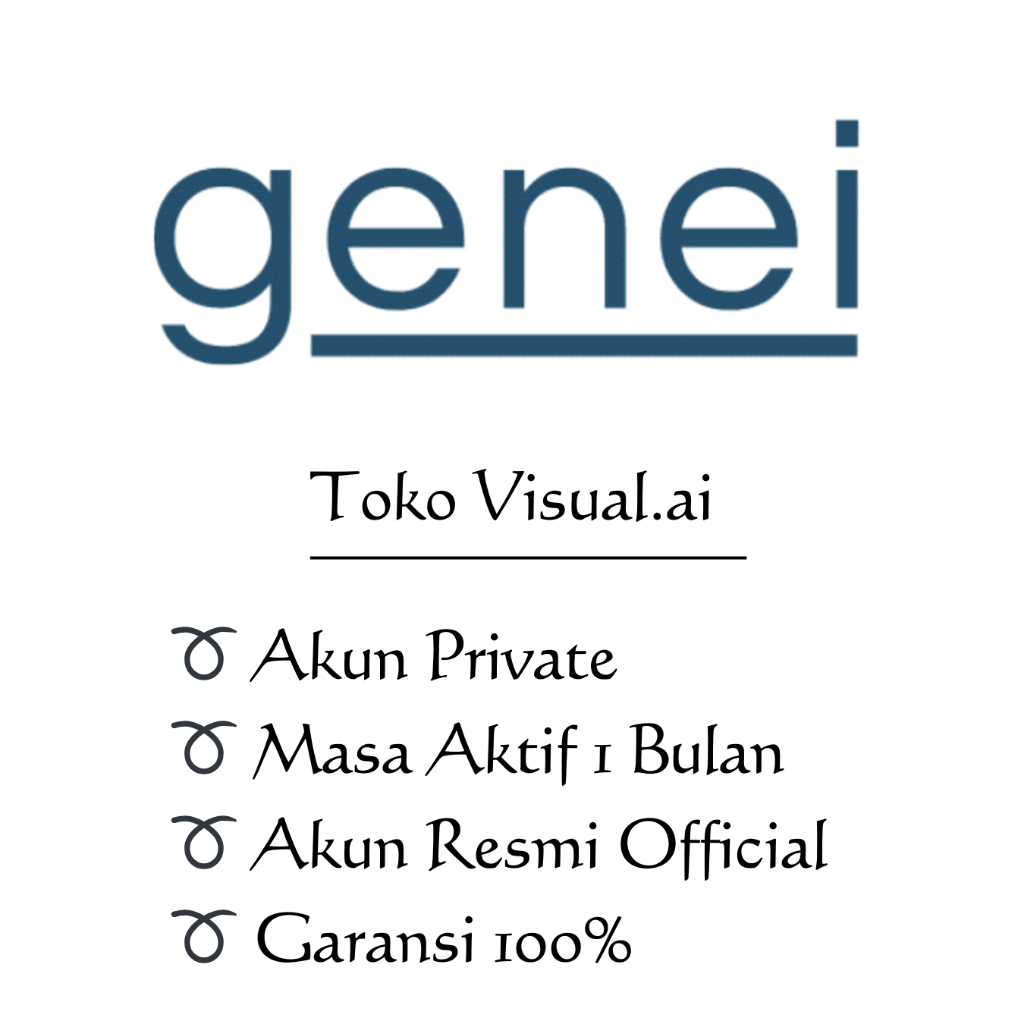 Jual Genei Privat akun - Bantu Risetmu dengan Kekuatan AI | Shopee ...
