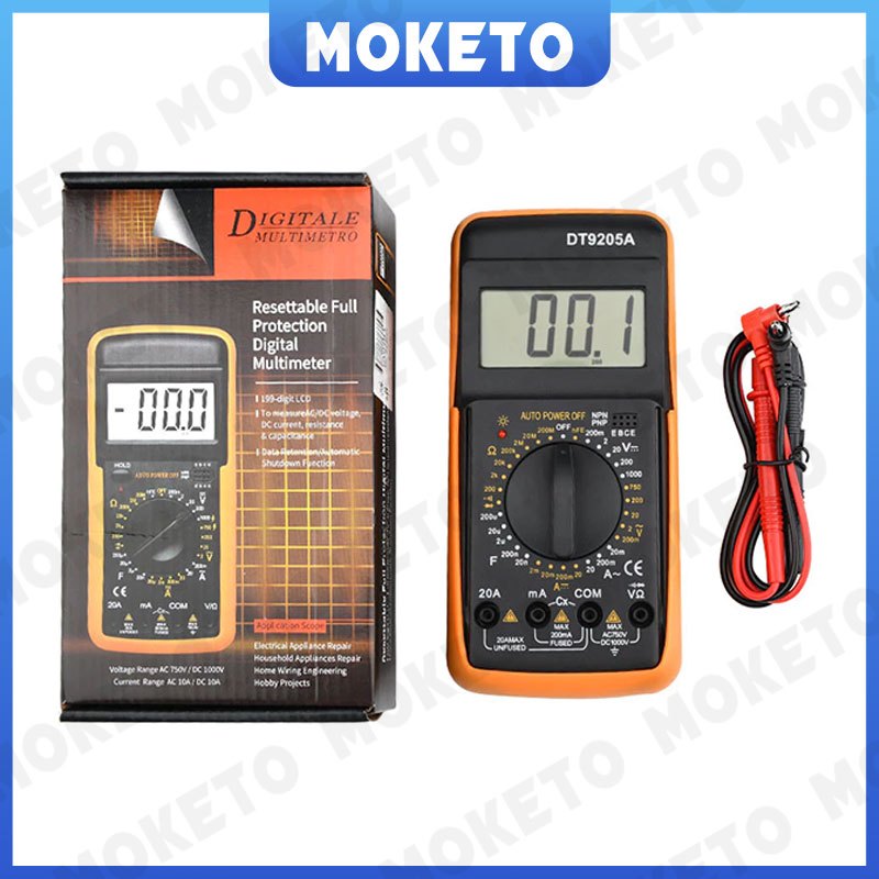 Jual multitester digital multi meter multimeter analog mini multitester ...