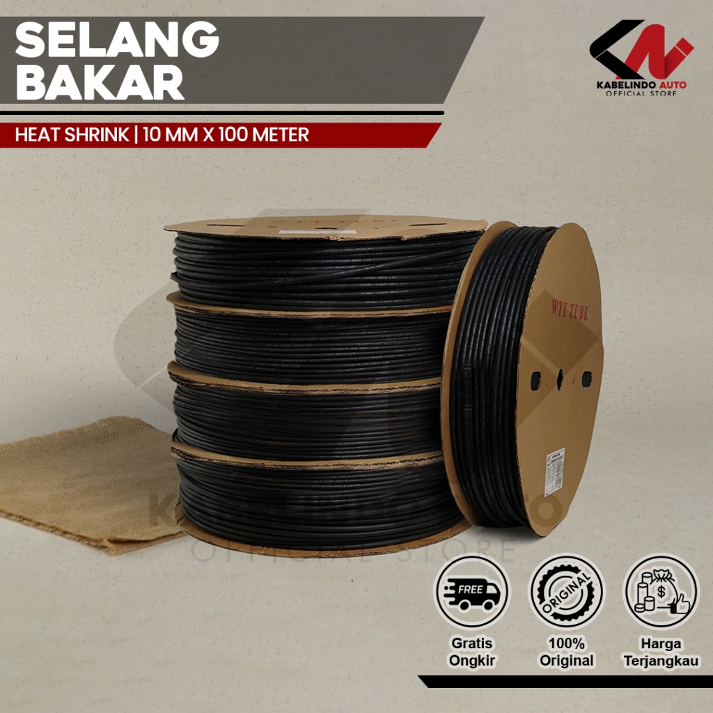 Jual Selang Bakar / Heat Shrink Tube / Selongsong Kabel Bakar ...