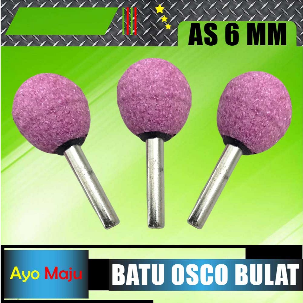 Jual Mounted Stone Bulat Batu Osco Model Bulat Mata Batu Gerinda ...