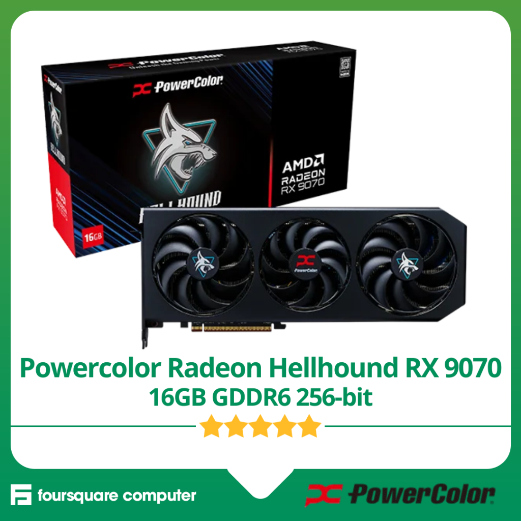 Jual Powercolor Radeon Hellhound RX 9070 16GB GDDR6 Resmi | Shopee ...