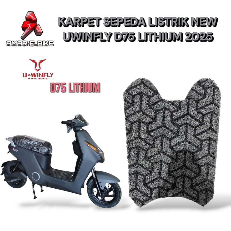 Jual Karpet Sepeda Listrik Alas Kaki Depan Uwinfly D75 NFC NEW TAHUN ...
