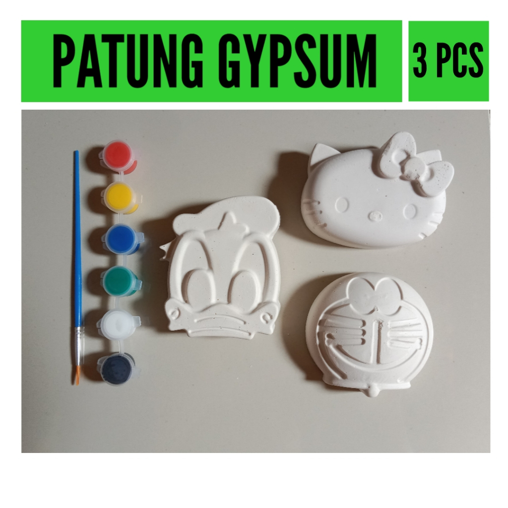 Jual Patung Gypsum Viral. Bisa di Gantung. Harga untuk 3 pcs Patung ...