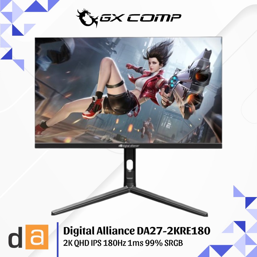 Jual DIGITAL ALLIANCE LED MONITOR IPS PANEL 27 INCH 2K 180HZ | DA27 ...