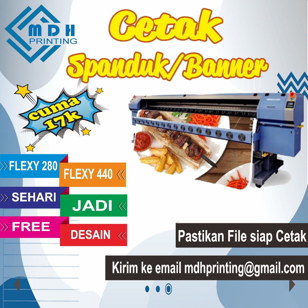 Jual Cetak Spanduk Banner|Custom|Counter Hp|MDH PRINTING | Shopee Indonesia