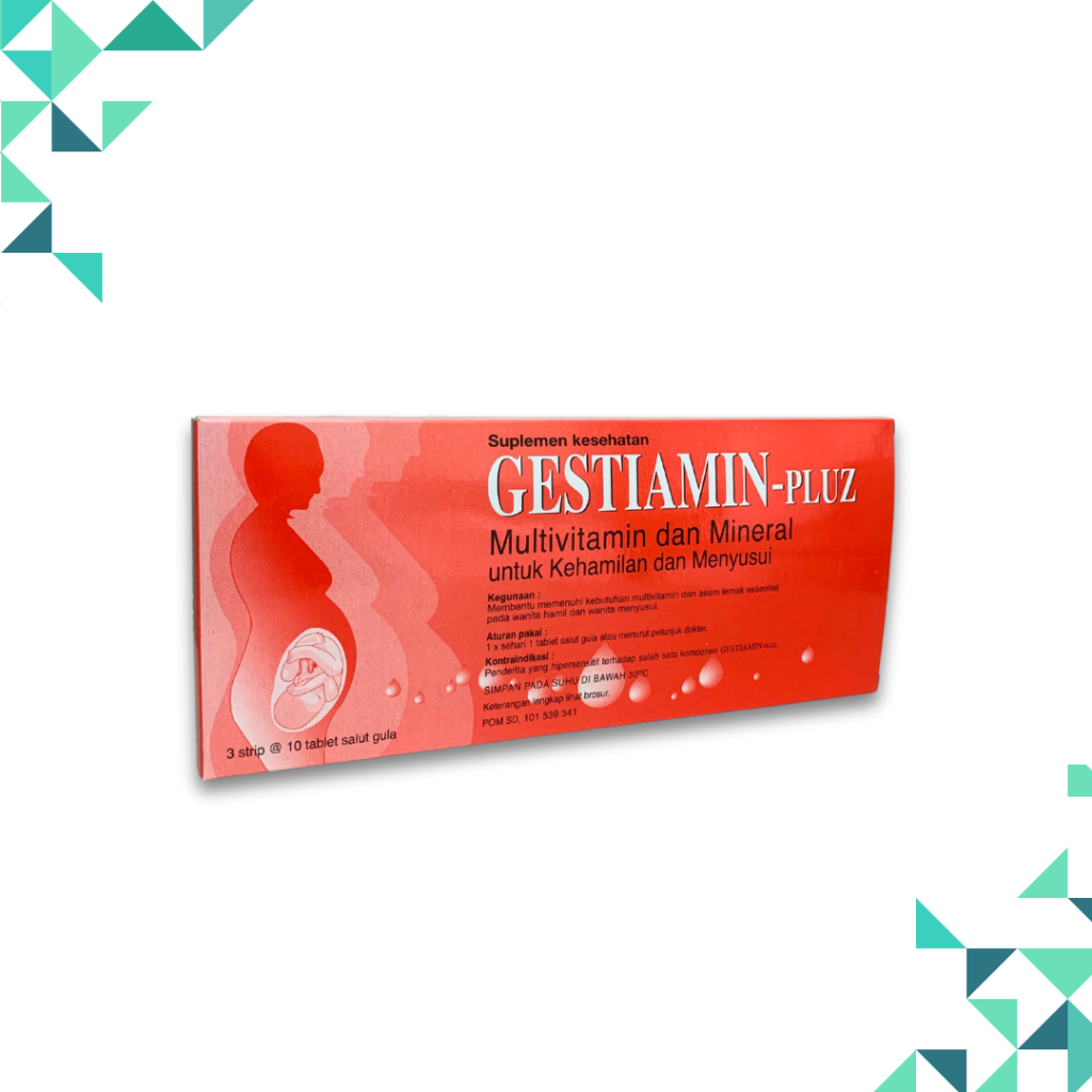 Jual Gestiamin - Pluz Multivitamin Dan Mineral Untuk Ibu Hamil Dan ...
