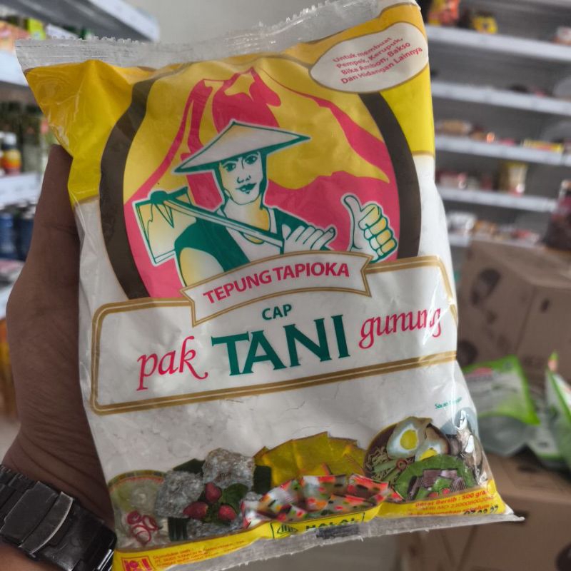 Jual TEPUNG TAPIOKA PAK TANI 500gram | Shopee Indonesia