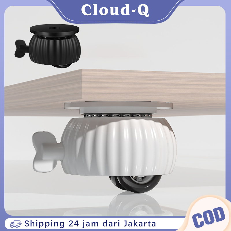 Jual Roda Tempel Universal 4pcs Roda Kastor 360 Derajat Roda Furniture ...