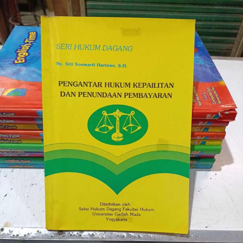 Jual Buku Pengantar Hukum Kepailitan dan Penundaan Pembayaran - Siti Soemarti Hartono ( Original ...