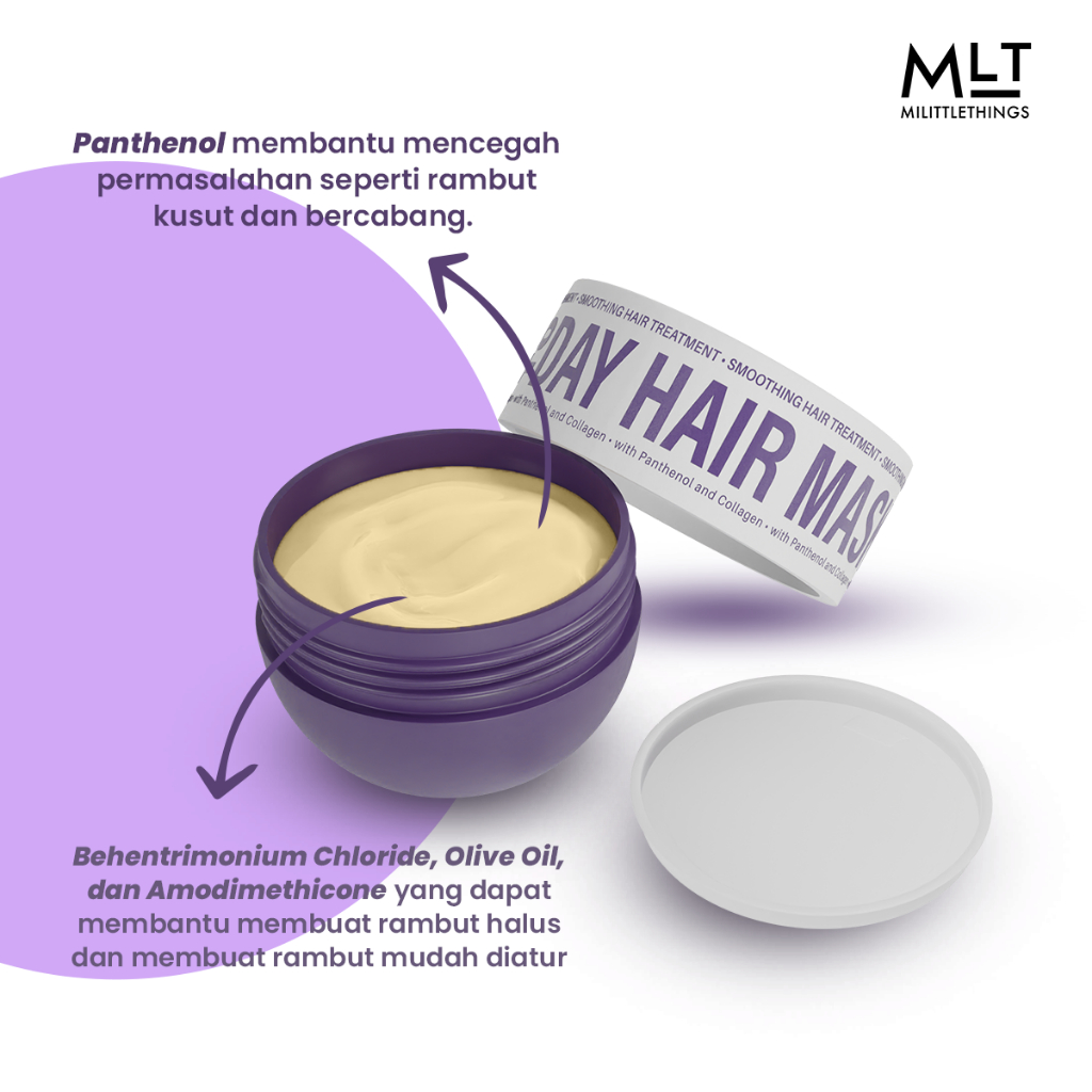 Jual [GRATIS HADIAH] MILITTLE THINGS Day To Day Hair Mask - Masker ...