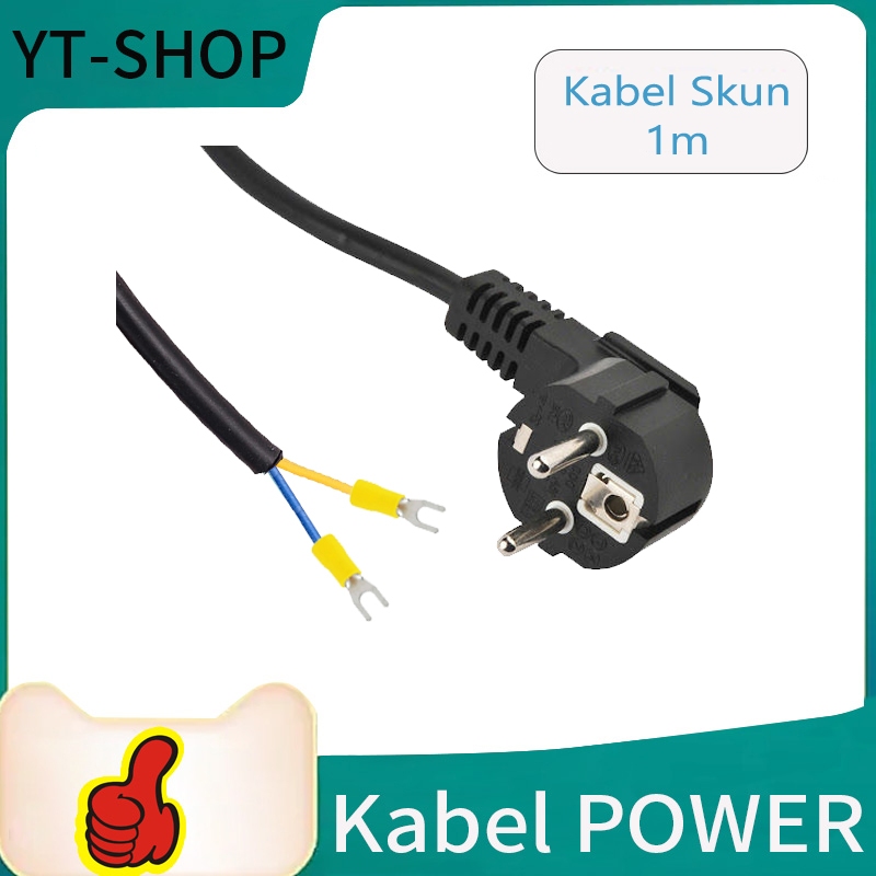 Jual kabel power supply tebal 1 meter dengan ujung skun kualitas bagus ...