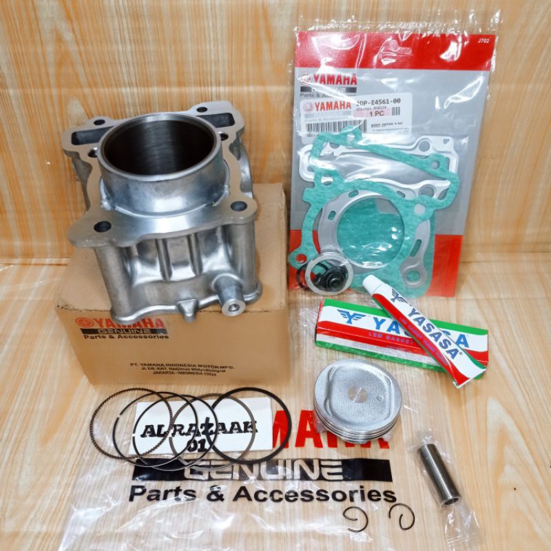 Jual BLOK SEHER KOMPLIT KIT PISTON PLUS TOPSET+LEM PACKING YAMAHA NMAX 115/AEROX 115/LEXI 2DP ...
