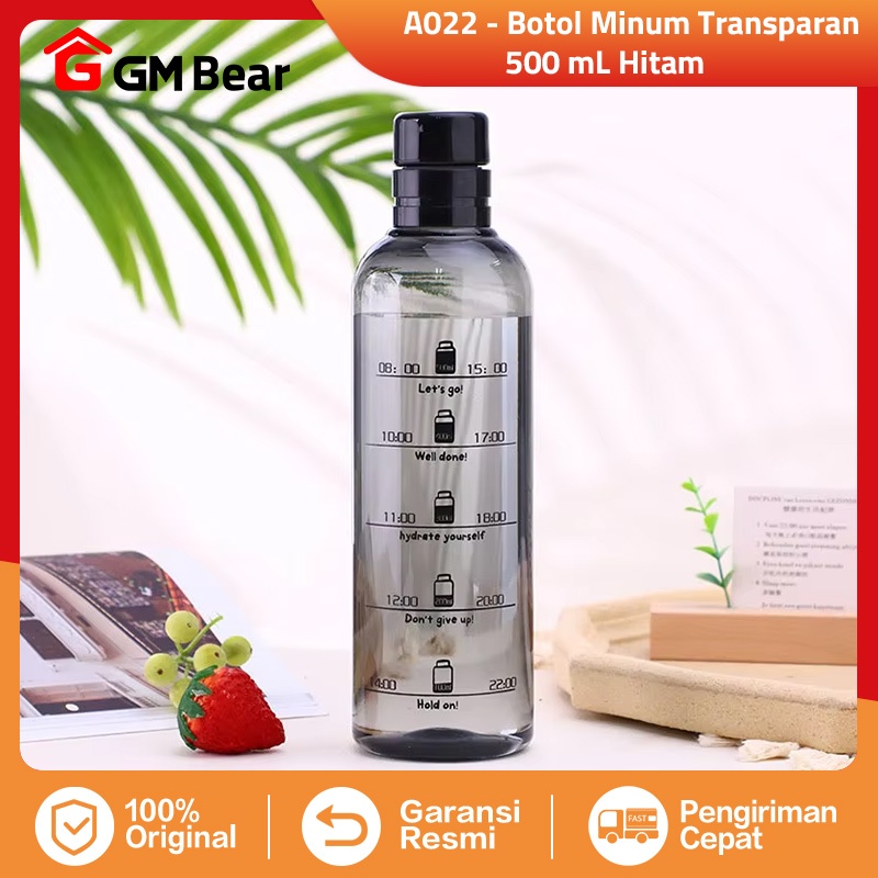 Jual GM Bear Botol Minum 500 mL - Botol Air Minum Transparan | Shopee ...