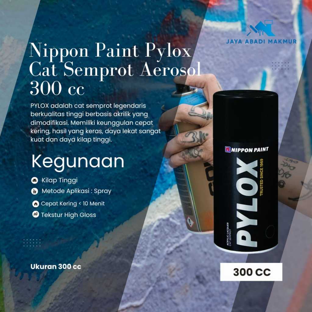 Jual Nippon Paint PYLOX 300 cc / Cat Semprot | Shopee Indonesia