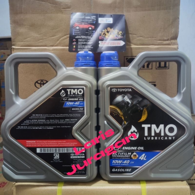 Jual Oli Toyota TMO Bensin 10W-40 4L (1dus) 4 galon | Shopee Indonesia