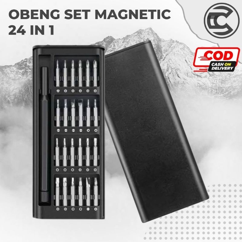 Jual Obeng Set 24IN1 Screwdriver Magnetic Alat Service Pembuka Baut HP / Obeng 24 in 1 | Shopee ...
