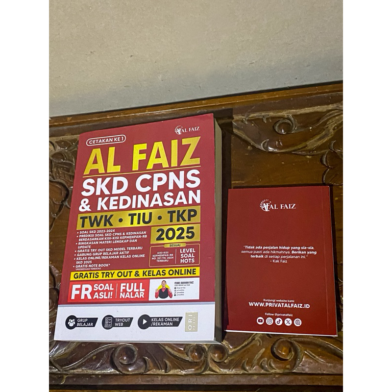 Jual Buku CPNS dan KEDINASAN AL FAIZ 2025 | Shopee Indonesia
