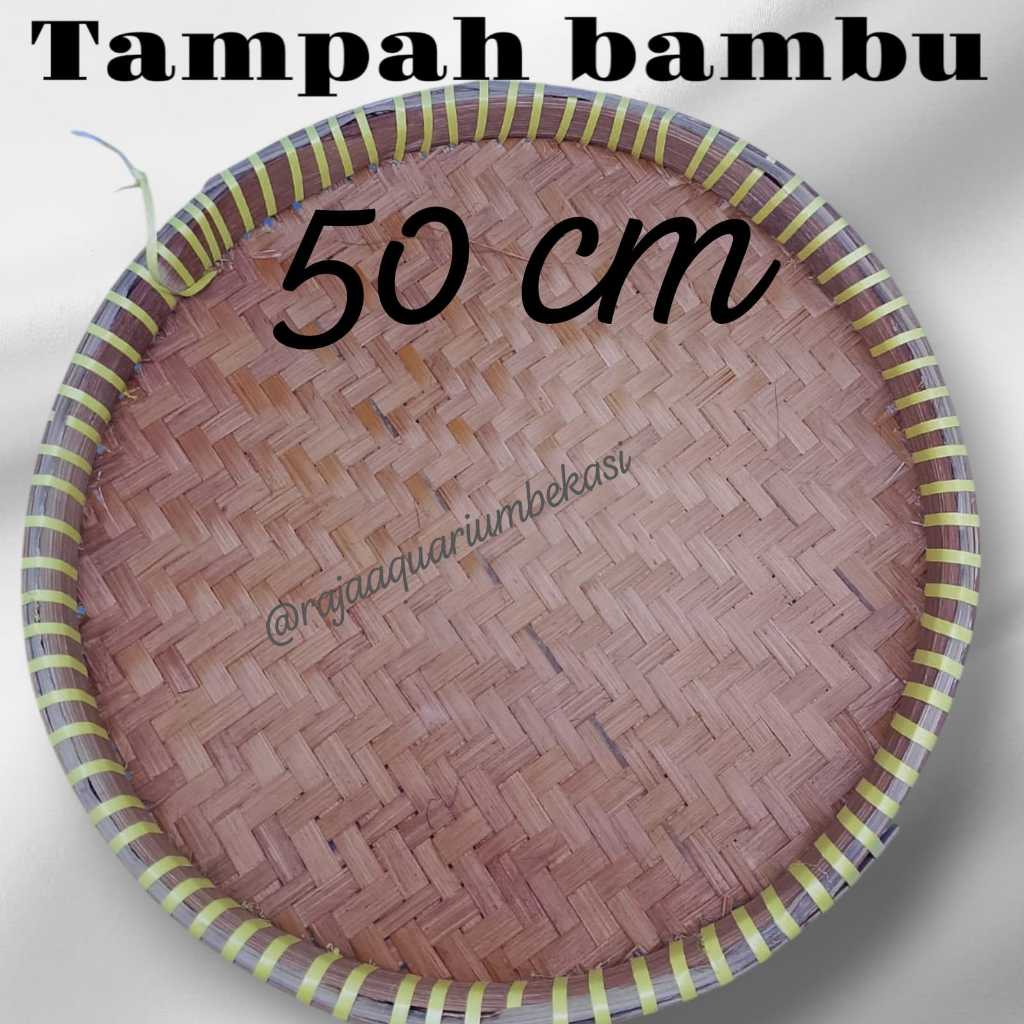 Jual Tampah Bambu Anyaman BESAR 50cm Murah Bambu 50cm Murah Bambu 50cm ...