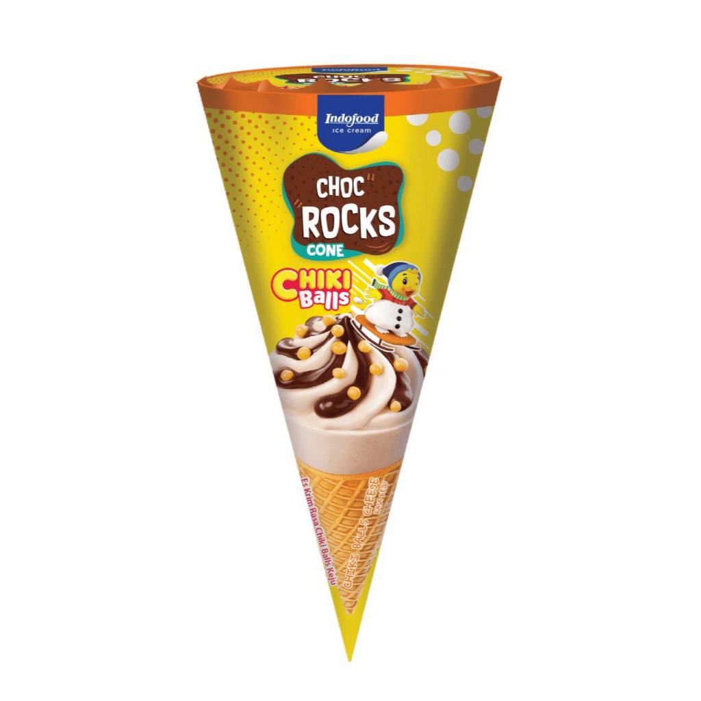 Jual Es Krim / Ice Cream Cone Choc Rocks Chiki Balls | Shopee Indonesia