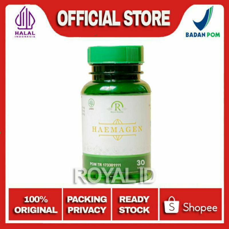 Jual HAEMAGEN ® Haemagen Original 30 Kapsul Bersih Darah | Haemagen ...