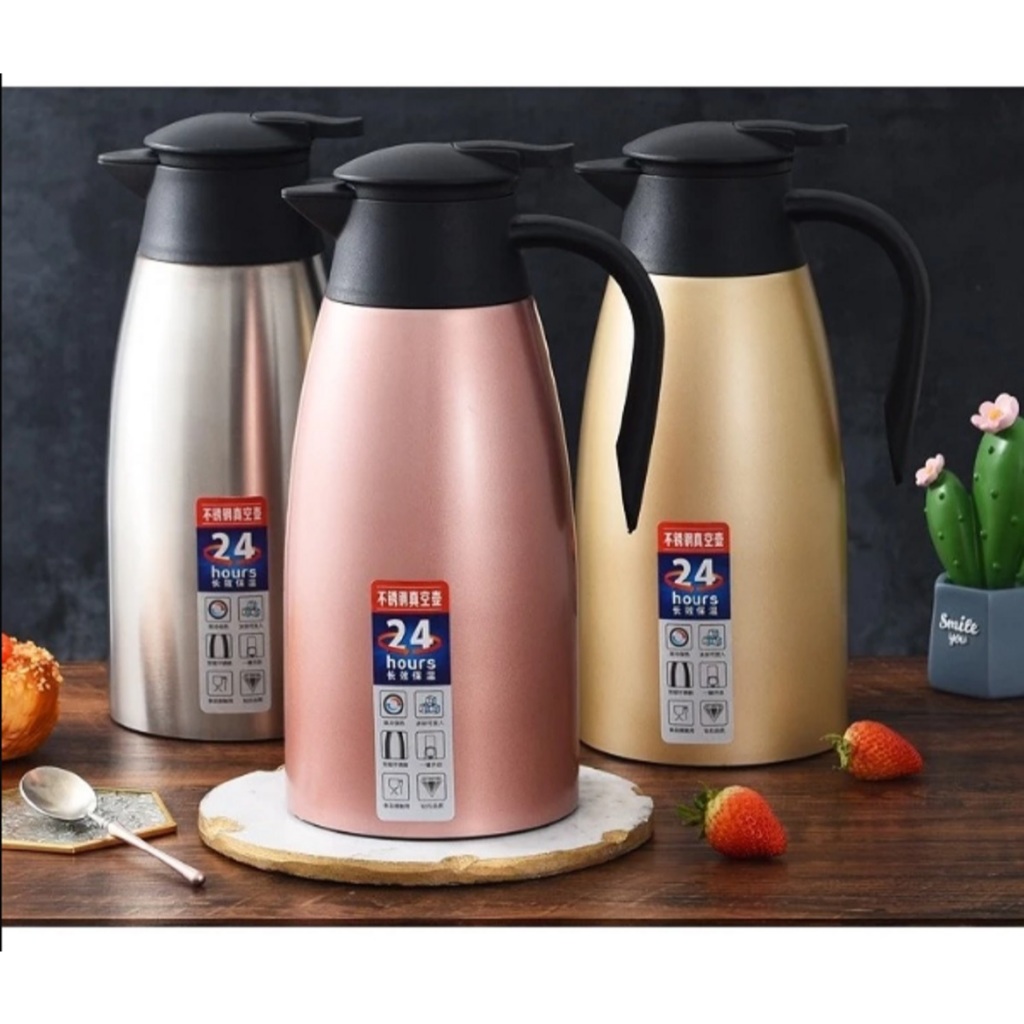 Jual SHENAR TERMOS AIR STAINLESS STEEL 2 LITER / TERMOR AIR PANAS ...