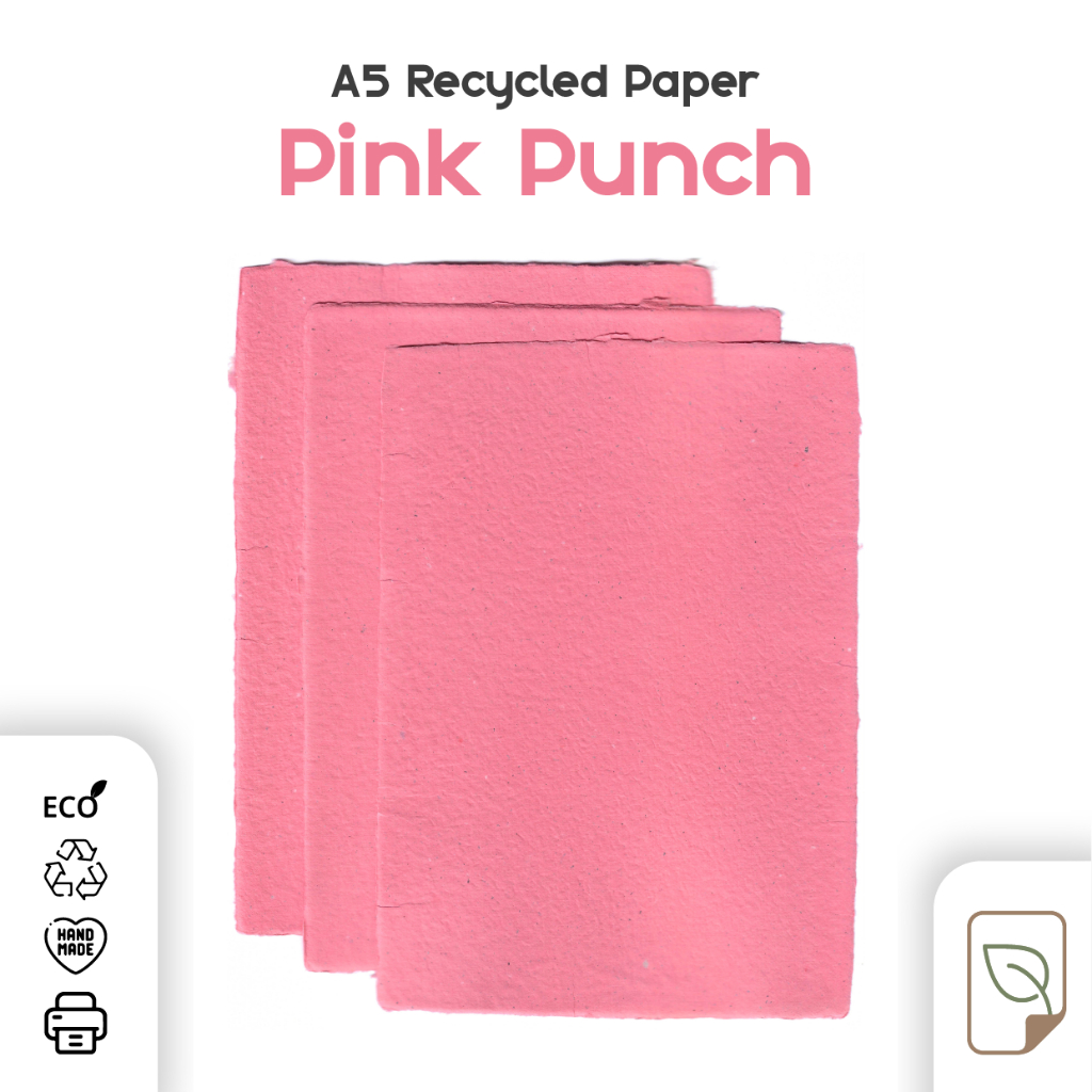 Jual [PINK PUNCH] A5 Kertas Daur Ulang / Recycled Paper | Shopee Indonesia