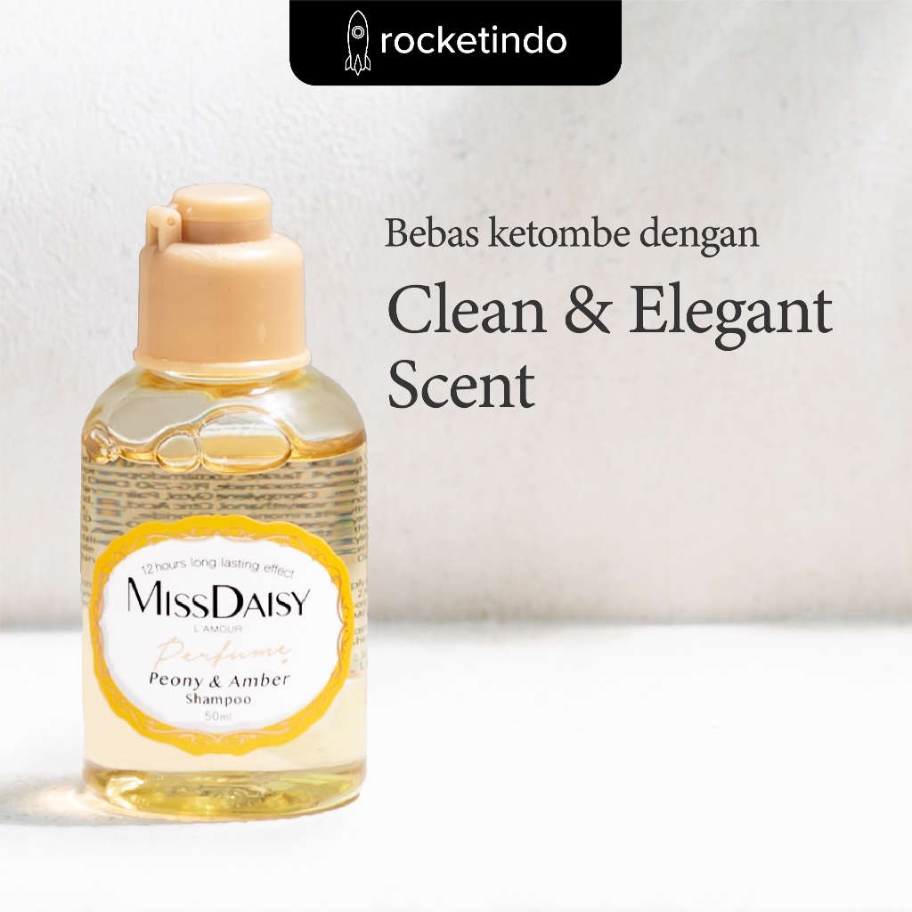 Jual MISS DAISY | Shampoo 50ml | Shampoo Peony & Amber | Rose & Oud | Blackcurant & Vanilla ...