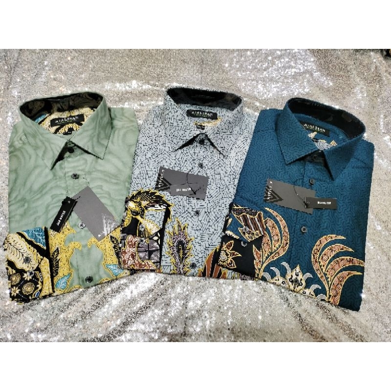 Jual BATIK ALISAN ( Uk L ) Lengan Panjang ( 100% ORIGINAL) Slim fit ...