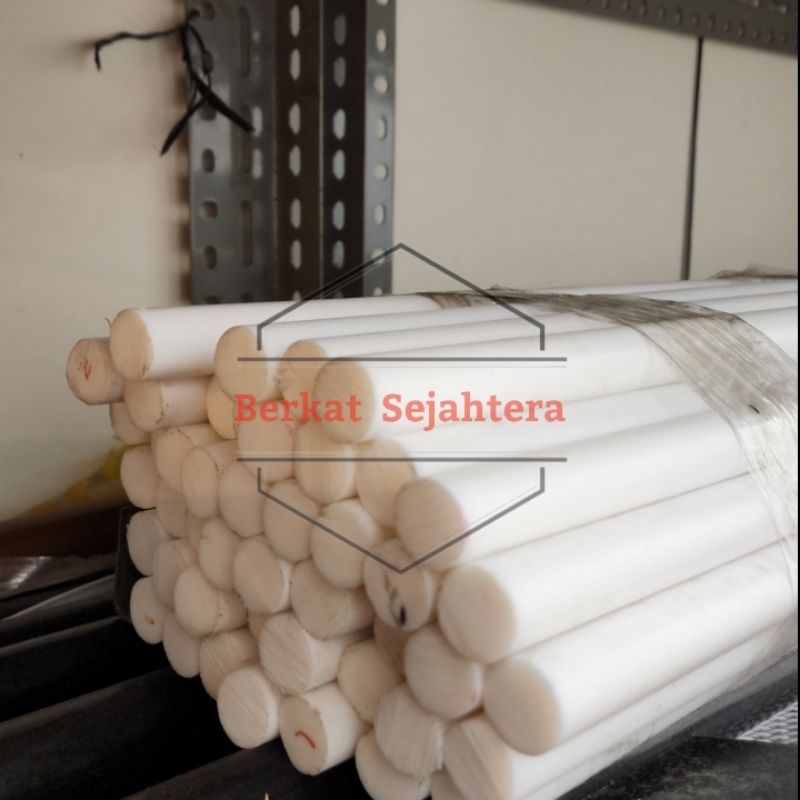 Jual Teflon PTFE Rod Batangan 75mm x 1 Meter | Shopee Indonesia