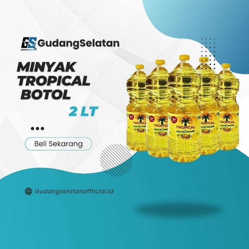 Jual MINYAK GORENG TROPICAL BOTOL 2LT | Shopee Indonesia